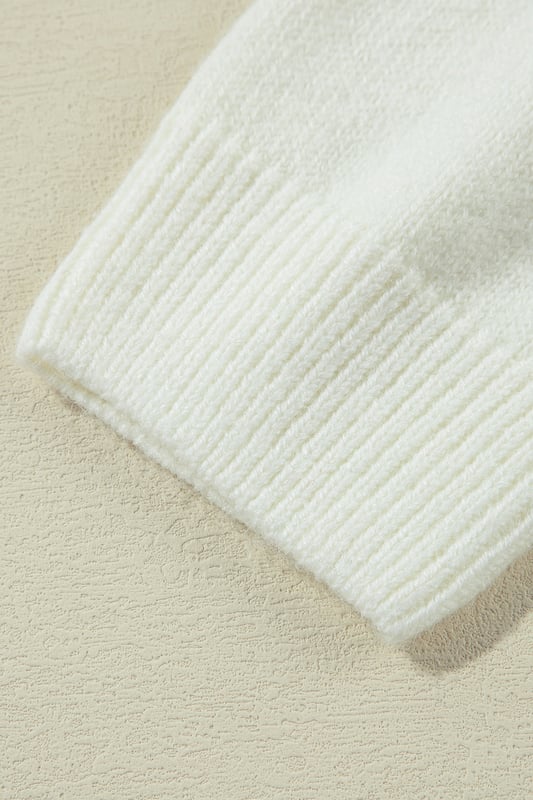 Flower Knit Cardigan