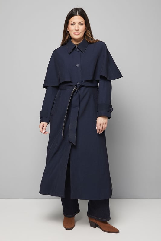 Belted Cape Coat