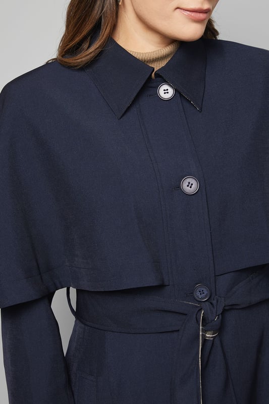 Belted Cape Coat