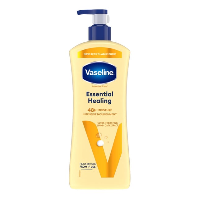 Vaseline Intensive Care Essential Healing Body Lotion, 600ml for Dry ...