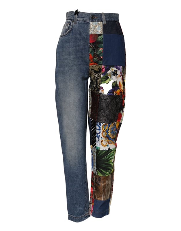 Patchwork Denim Jeans