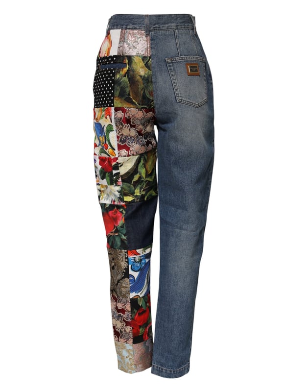 Patchwork Denim Jeans