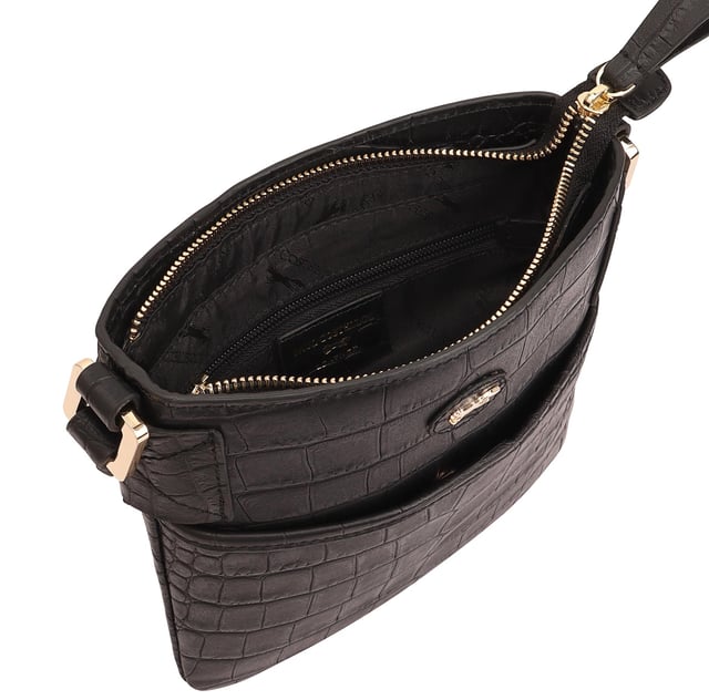 Hannah Leather Cross Body Bag
