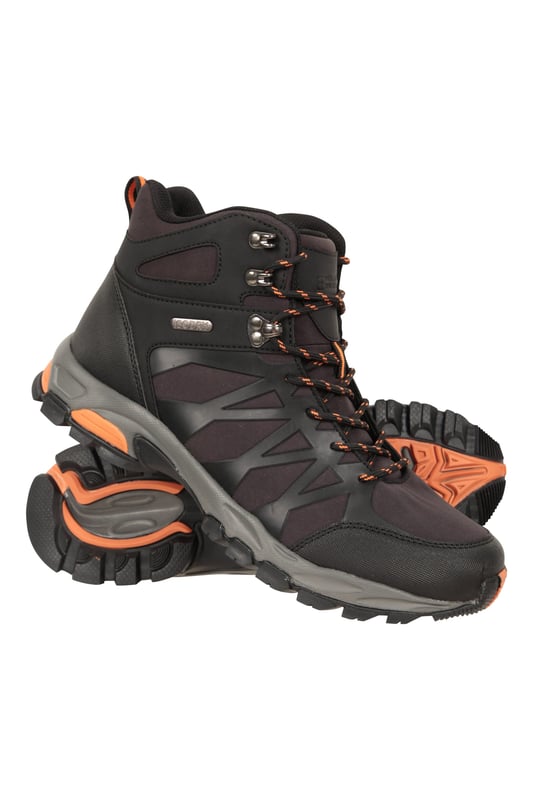 'Trekker II' Men's Softshell Boots with Heel & Toe Bumpers Waterproof ...