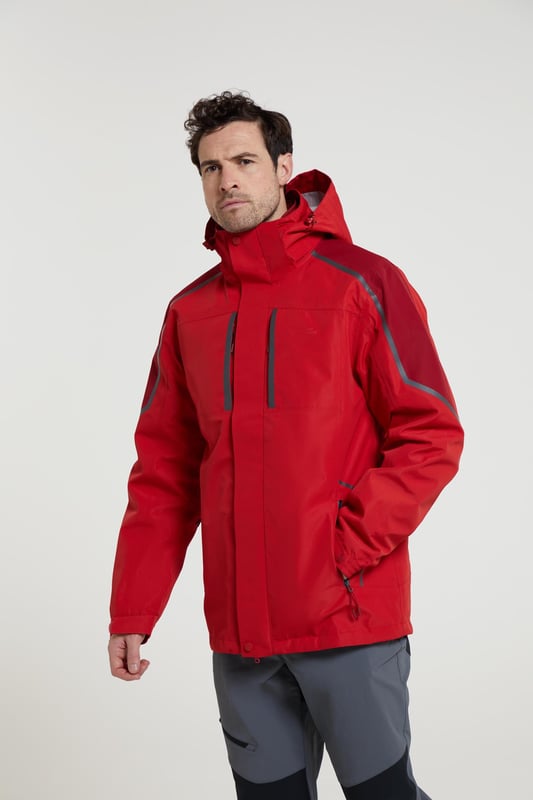 'Zenith II' Men's 3 In 1 Jacket Waterproof Breathable Everyday Coat ...