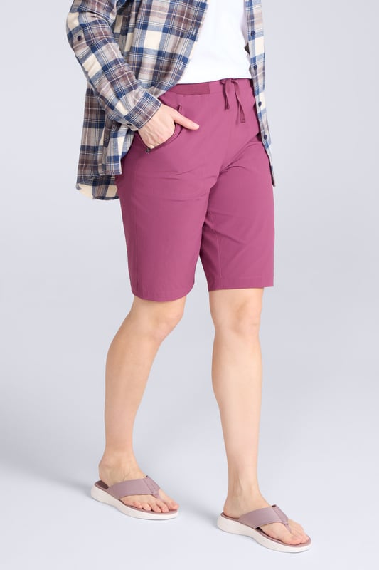 'Explorer' Women's Long Shorts Quick Dry Walking Active Adventure ...