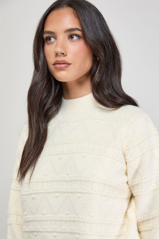 Bobble Stitch Detail Jumper