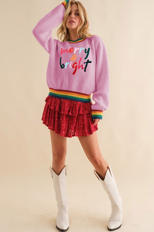 Festive Graphic Sweater