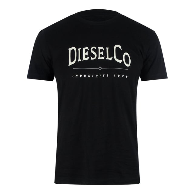 Diesel Industries Logo Black T-shirt