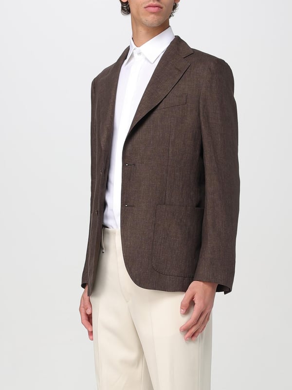 Linen Blazer Two Button Pocket