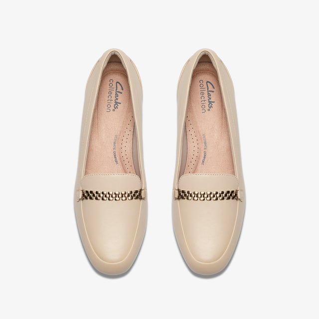 Juliet Mia Cream Leather Shoes