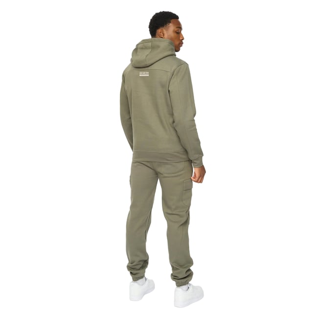 Duck and Cover Mens Adamsberg Tracksuit Set (Dark Olive)
