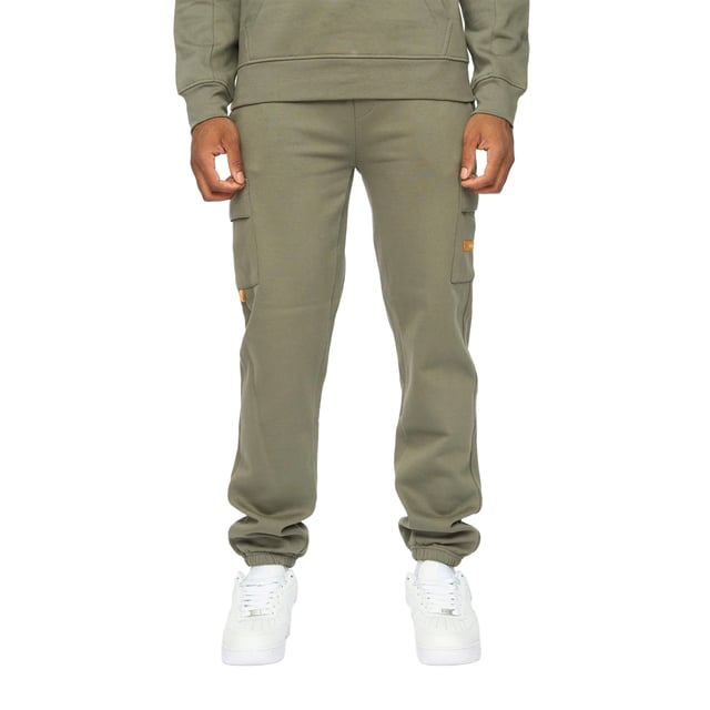 Duck and Cover Mens Adamsberg Tracksuit Set (Dark Olive)