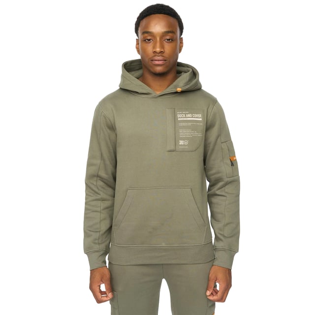 Duck and Cover Mens Adamsberg Tracksuit Set (Dark Olive)