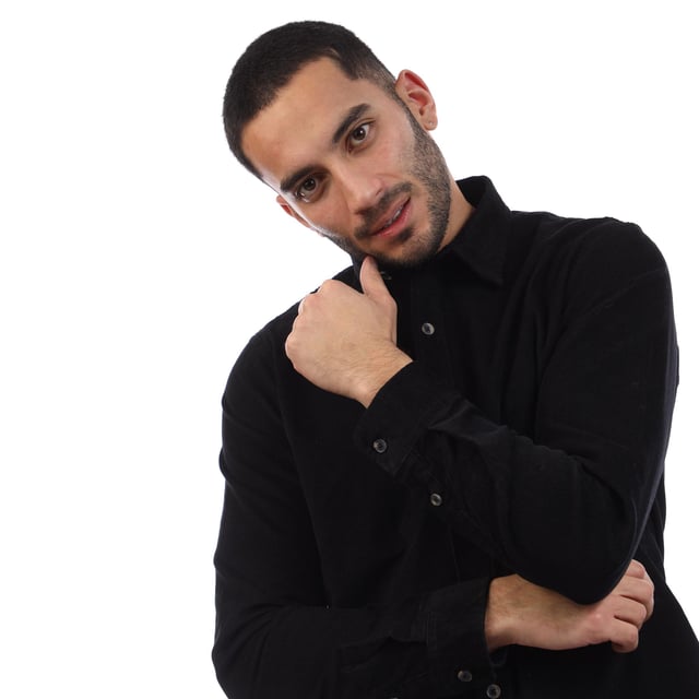 Men's Peter Werth Feekes LS Shirt in Black