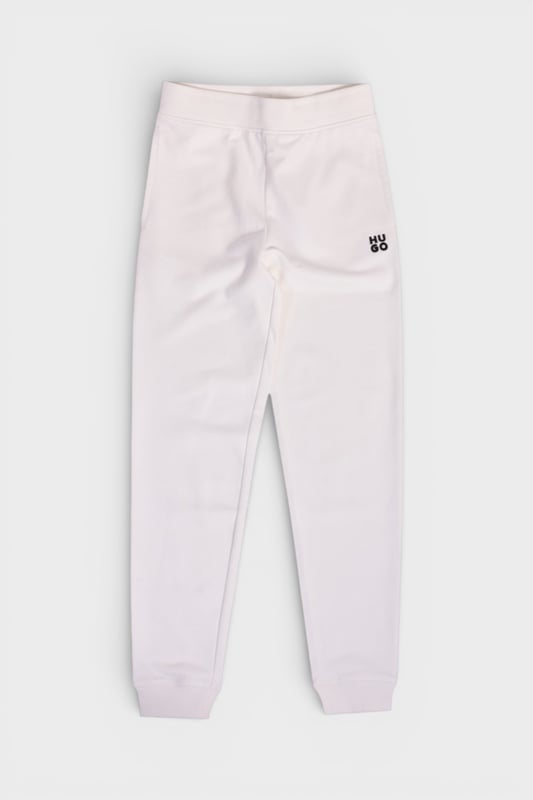 HUGO Nelfinia Stack Logo Joggers Off White
