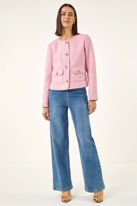 Sequin Boucle Jacket