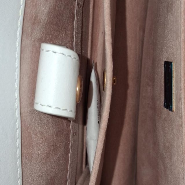 Dolce & Gabbana DG Logo Crossbody Bag in White Calf Leather