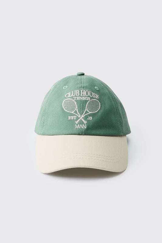 Tennis Embroidered Cap