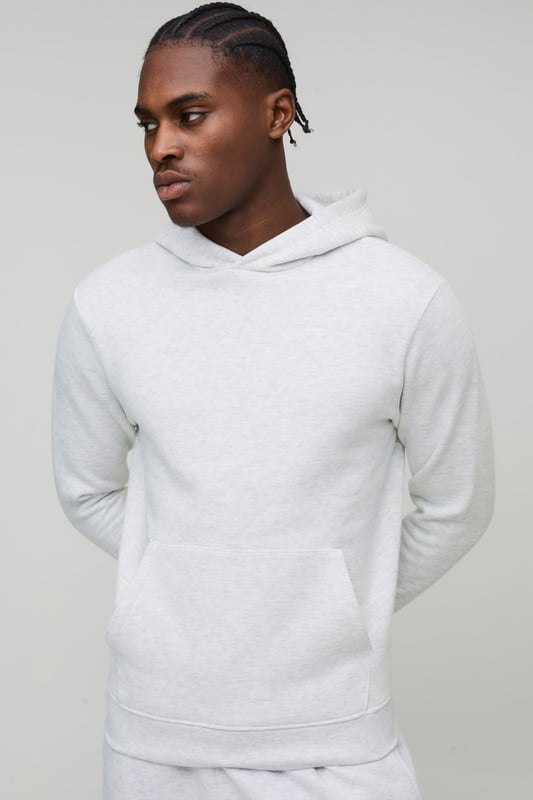 Basic Slim Over the Head Hoodie