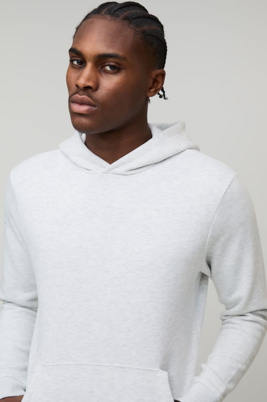 Basic Slim Over the Head Hoodie