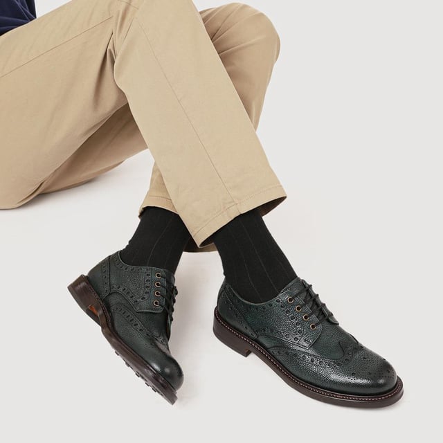 Jones Bootmaker Bushwick1 Goodyear Welted Leather Brogues