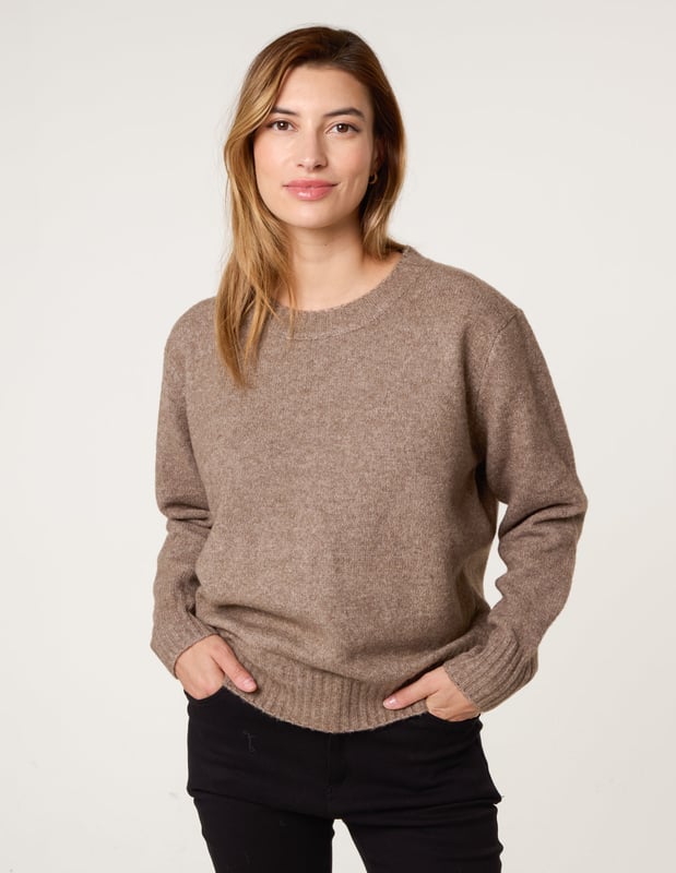 Jumper With Open Back Bow Tie