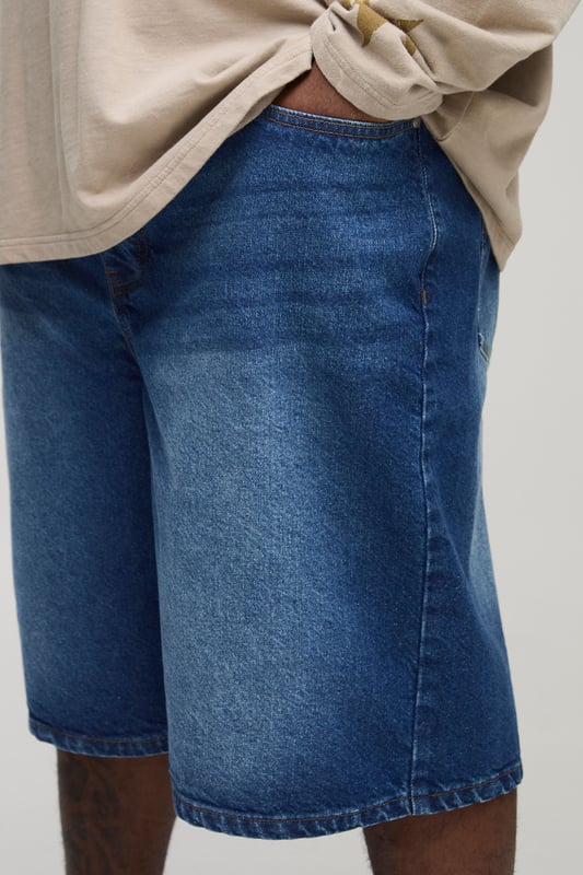 Plus Relaxed Fit Jorts