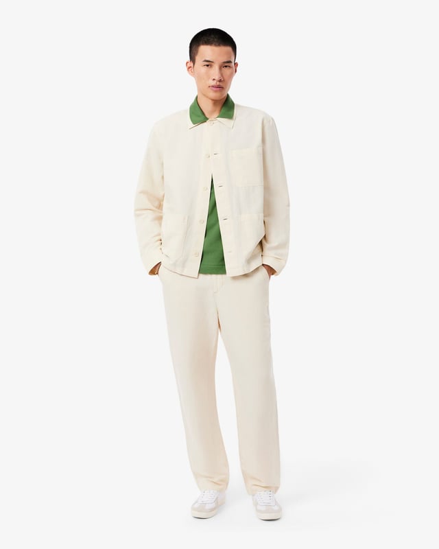 L.12.12 Classic Fit Polo Shirt in Sage Green