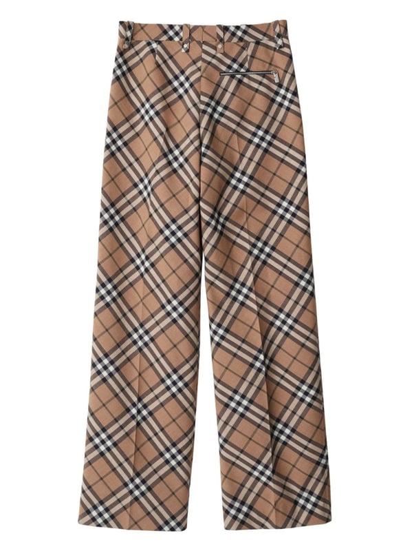 Embroidered Polyester Blend Pant