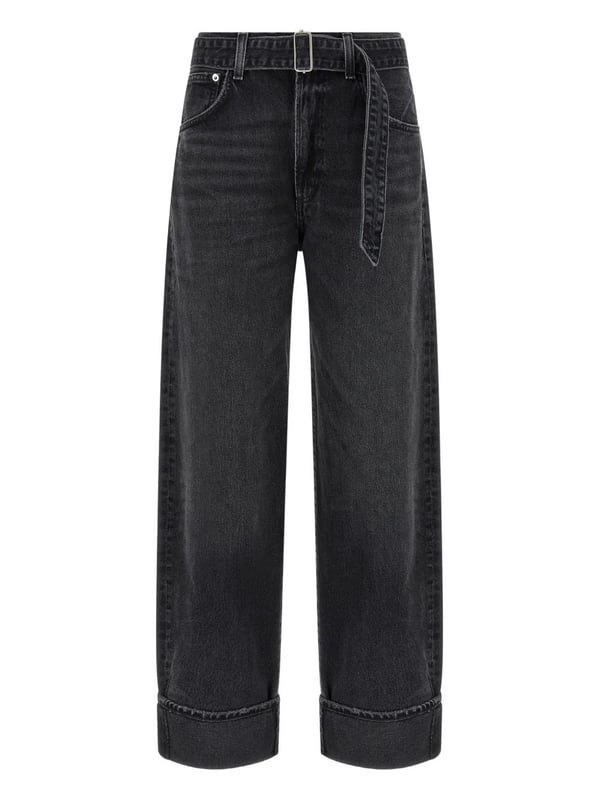 Jeans Cuffer Taper Grey Washed Effect