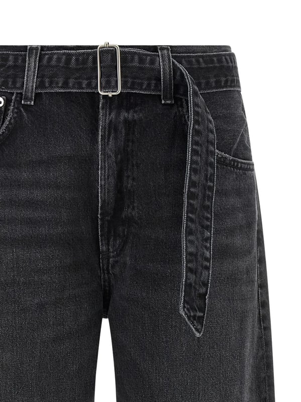 Jeans Cuffer Taper Grey Washed Effect