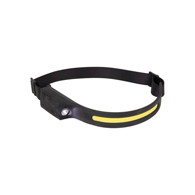 Trespass Pharus 2 in 1 Head Torch (Black/Yellow)