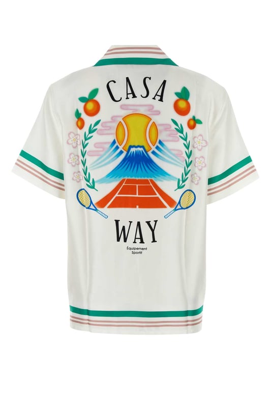 White Satin Shirt