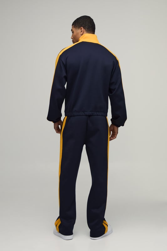 Regular Fit Limited Edition Panelled Funnel Neck Tracksuit
