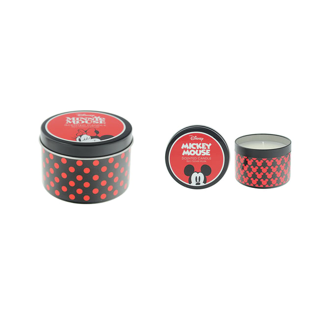 Disney Mickey and Minnie Mouse Scented Candle 2 x 175g - Red Poppy Musk ...