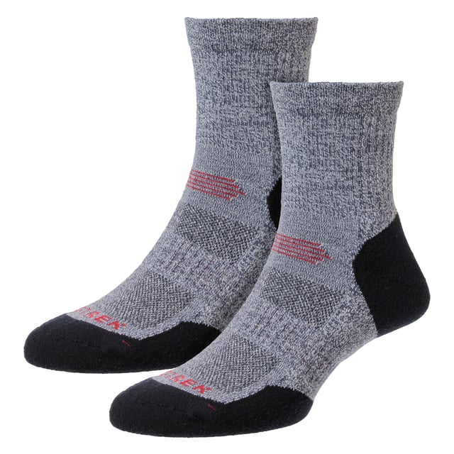 Mens Hiking Coolmax Ankle Socks Moisture Wicking with Arch Support