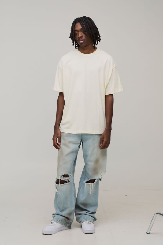 Oversized Wicked License Printed T-Shirt