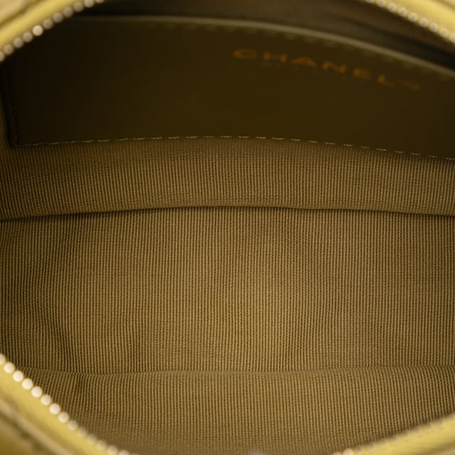 Pre-owned Paris Dakar Quilted Lambskin Mixed Chain Hobo