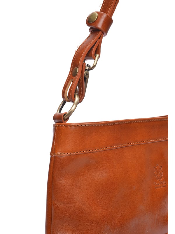 Luisa Vannini Brown Leather Bag