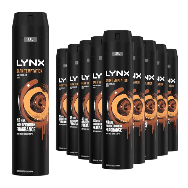 Lynx XXL Aerosol Deodorant Body Spray Dark Temptation 48H Protection ...
