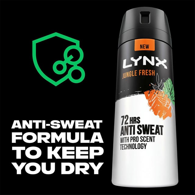 Lynx XXL Jungle Fresh Antiperspirant 72H Sweat Protection Deodorant ...