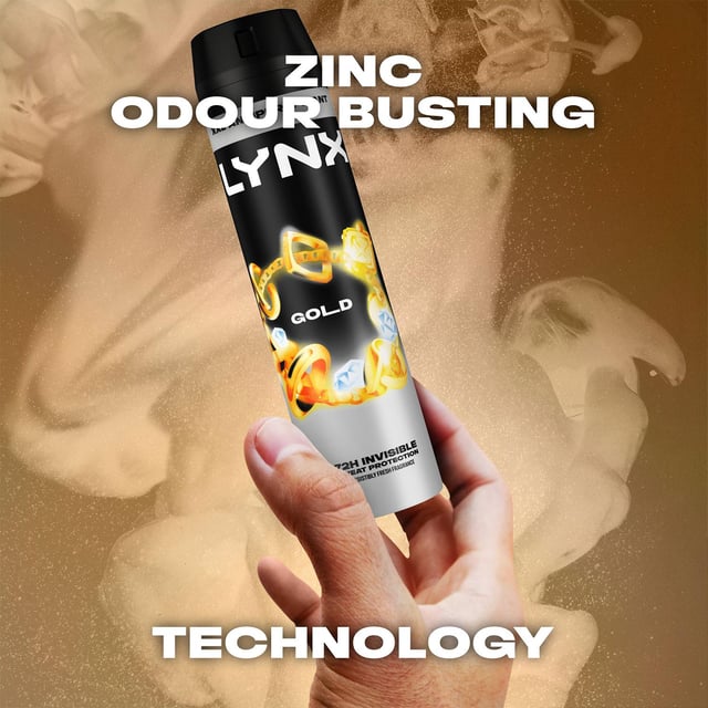 Lynx XXL Anti-perspirant Deodorant Body Spray Gold 72H Protection 250ml ...