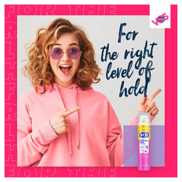 VO5 Invisible Firm Hold Hair Spray with 24 Hours Humidity Protection ...